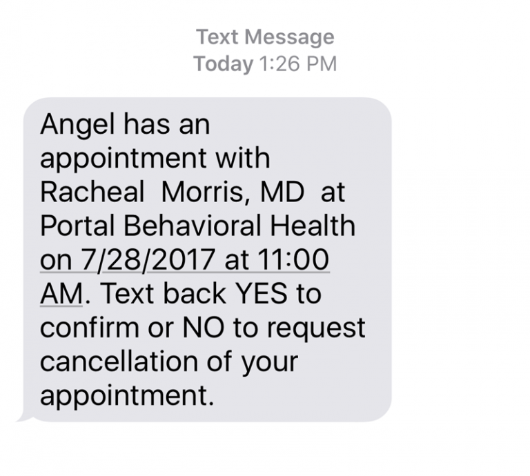 Patient Appointment Reminder Software for Therapists