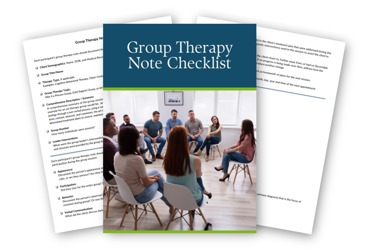How to Write a Group Therapy Note: Templates, Tips & Examples