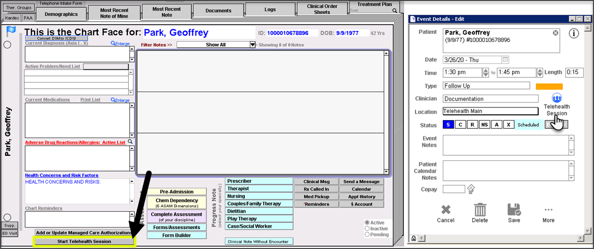 Telehealth FAQs | ICANotes