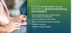 How to Write a Biopsychosocial Assessment | Tips for Clinicians