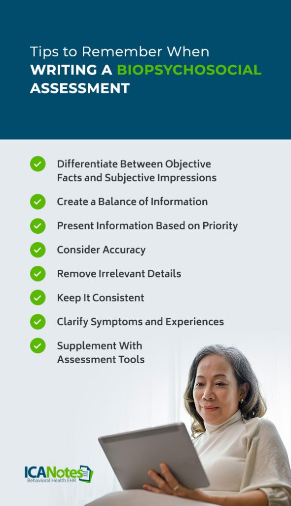How to Write a Biopsychosocial Assessment | Tips for Clinicians