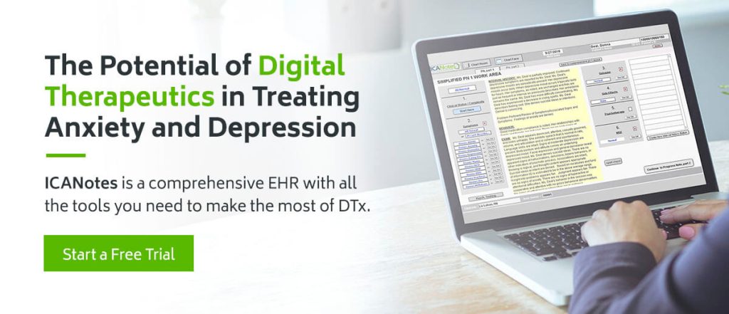 Using Digital Therapeutics for Treating Anxiety & Depression