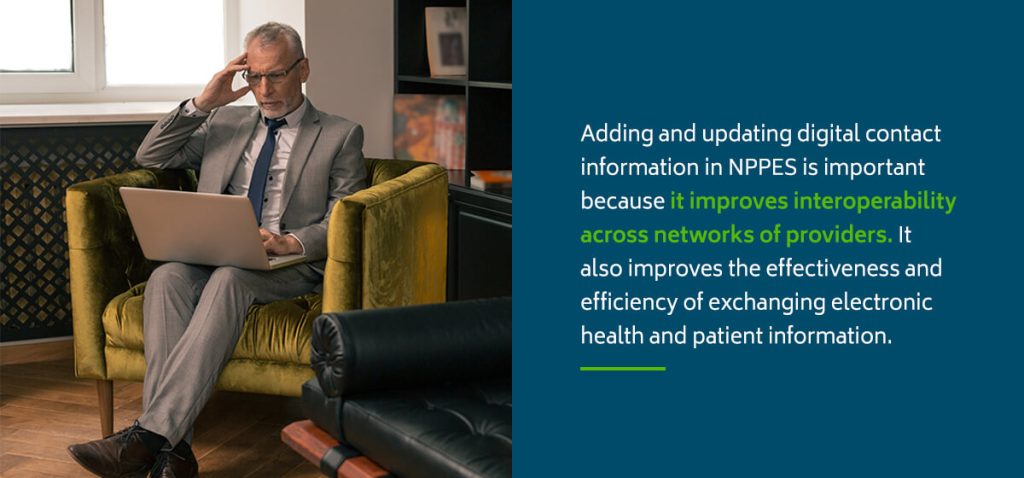 Adding and Updating Digital Contact Information in NPPES | ICANotes