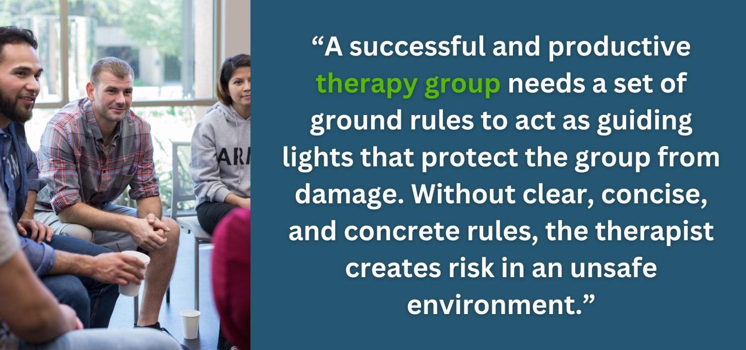 Establishing Effective Ground Rules for Group Therapy