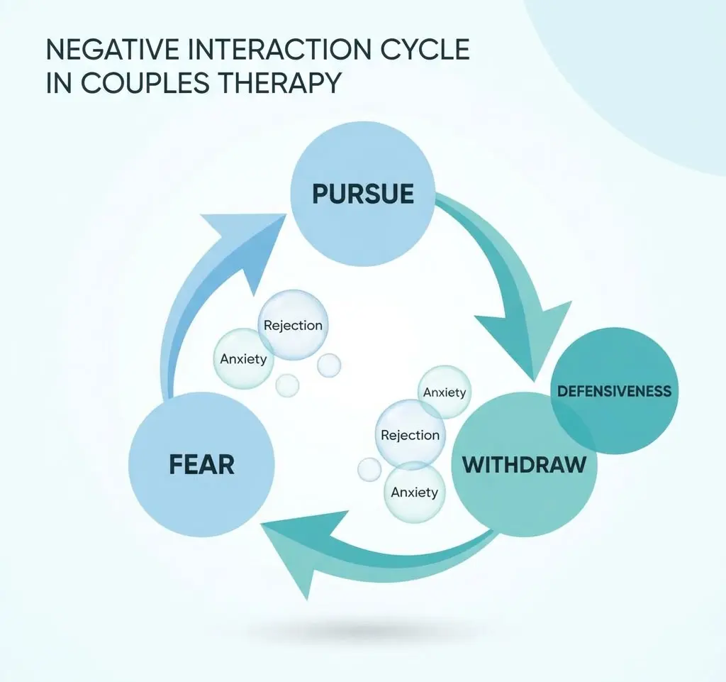 Emotionally Focused Couples Therapy (EFCT): Techniques & Stages