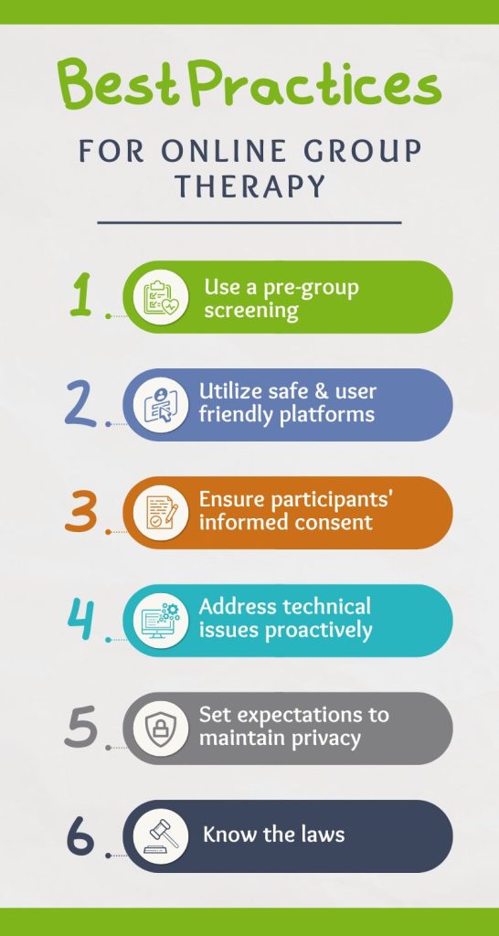 Online Group Therapy: Opportunities and Challenges for Effective Treatment