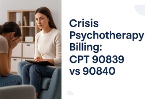 90839 & 90840 CPT Codes Explained: How to Bill Crisis Therapy Sessions