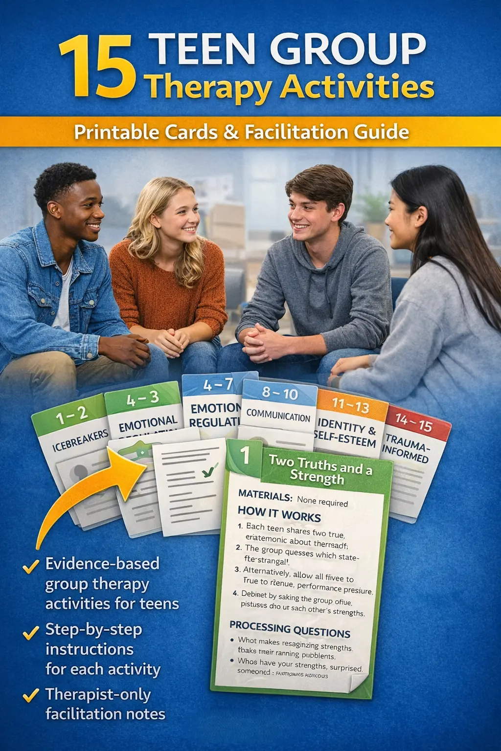 Group Therapy Activities for Teens: 15 Evidence-Based Ideas | ICANotes